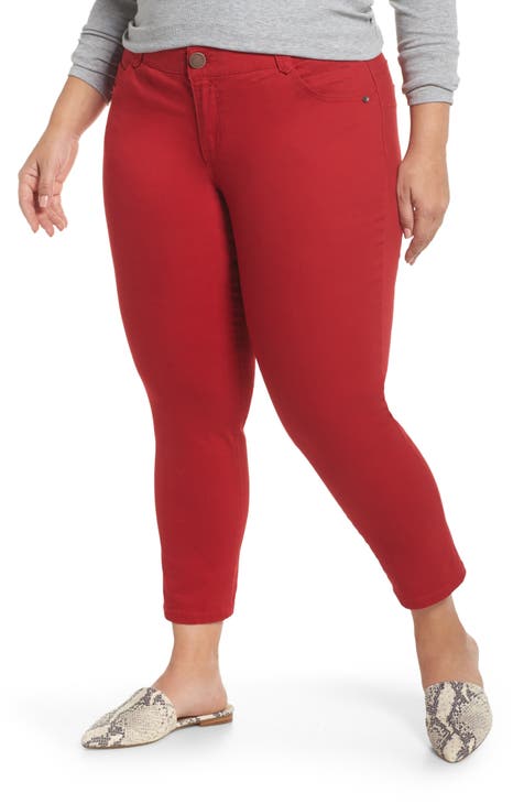 Women's Red Cropped Jeans | Nordstrom