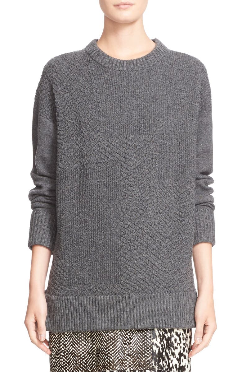 Jason Wu Cashmere And Wool Blend Textured Sweater Nordstrom