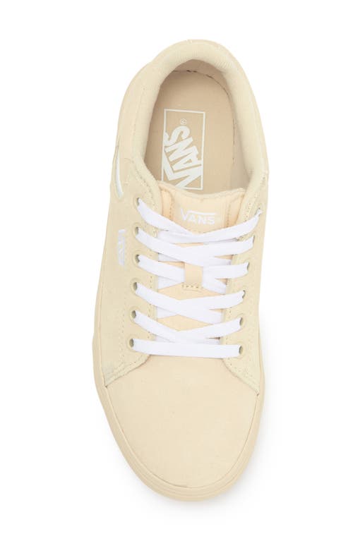 Vans Seldan Platform Sneaker In Mono Suede Creme Brulee | ModeSens