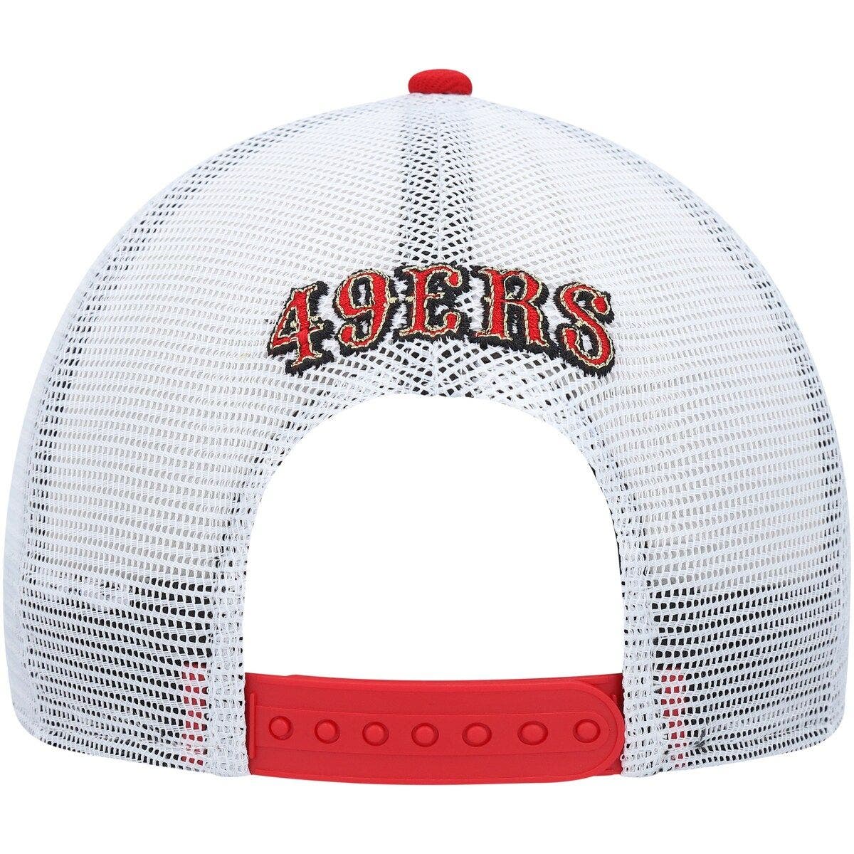 New Era Men's New Era White/Scarlet San Francisco 49ers Jersey Stripe ...