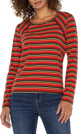 Liverpool Stripe Rib Top | Nordstrom