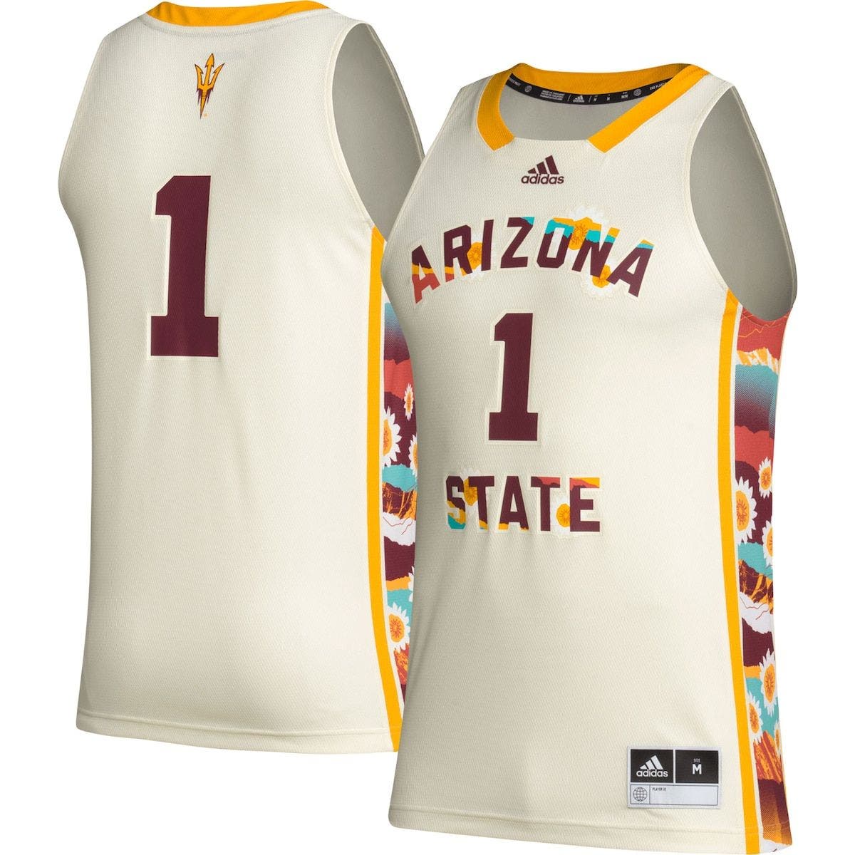 adidas Men's adidas #1 Khaki Arizona State Sun Devils Honoring Black ...