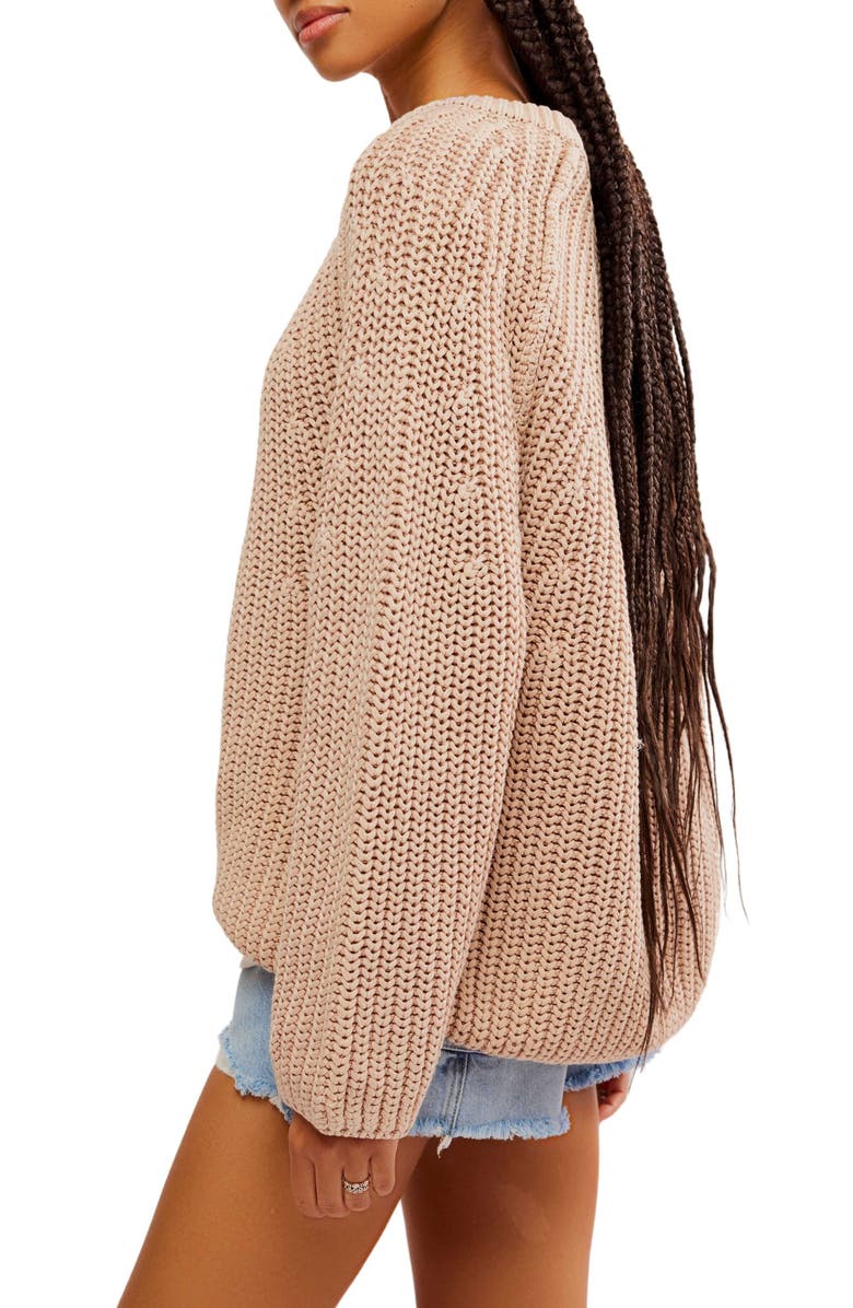Free People Take Me Home Cotton Sweater | Nordstrom