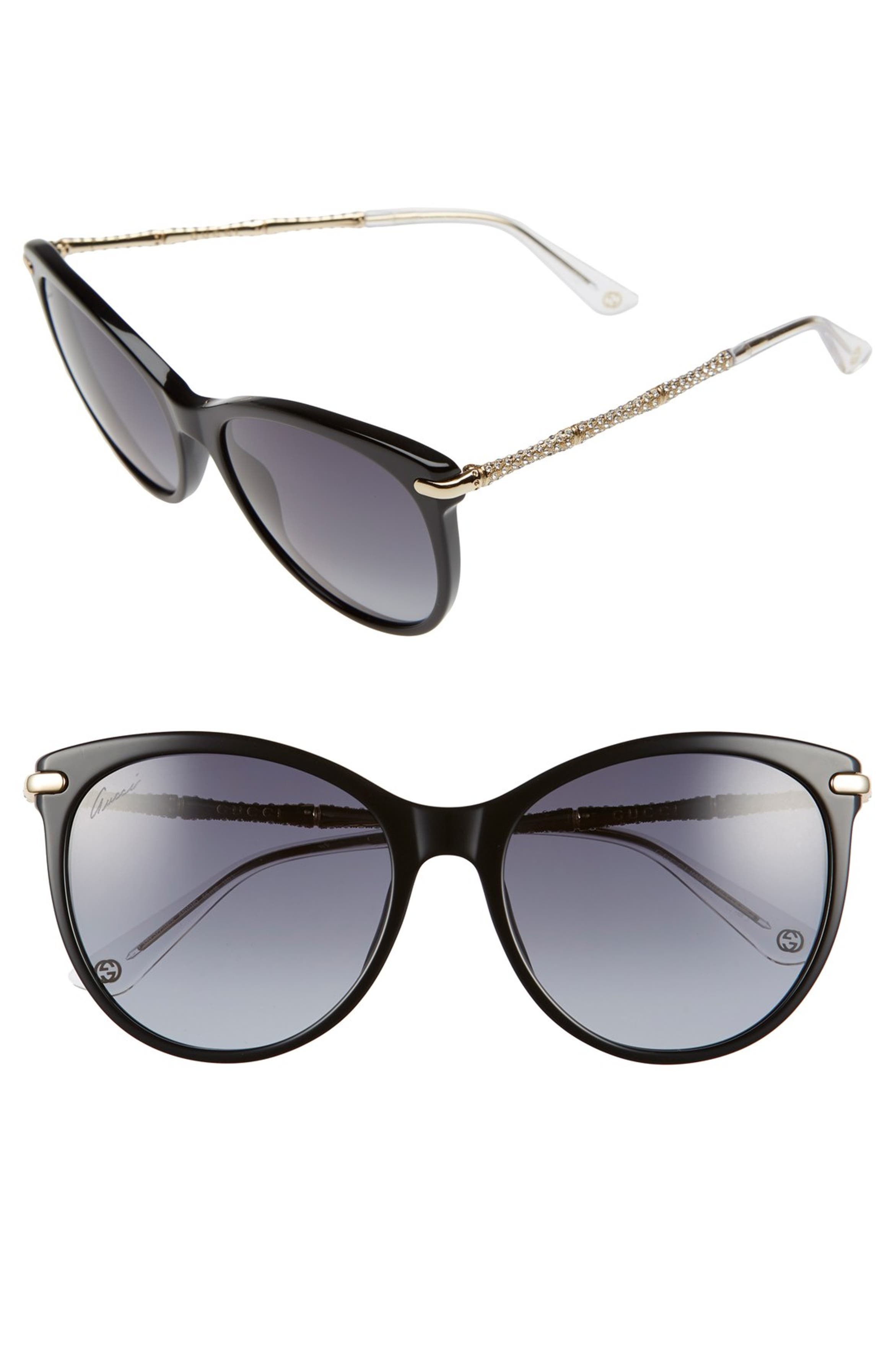 Gucci 56mm Swarovski Crystal Sunglasses Nordstrom