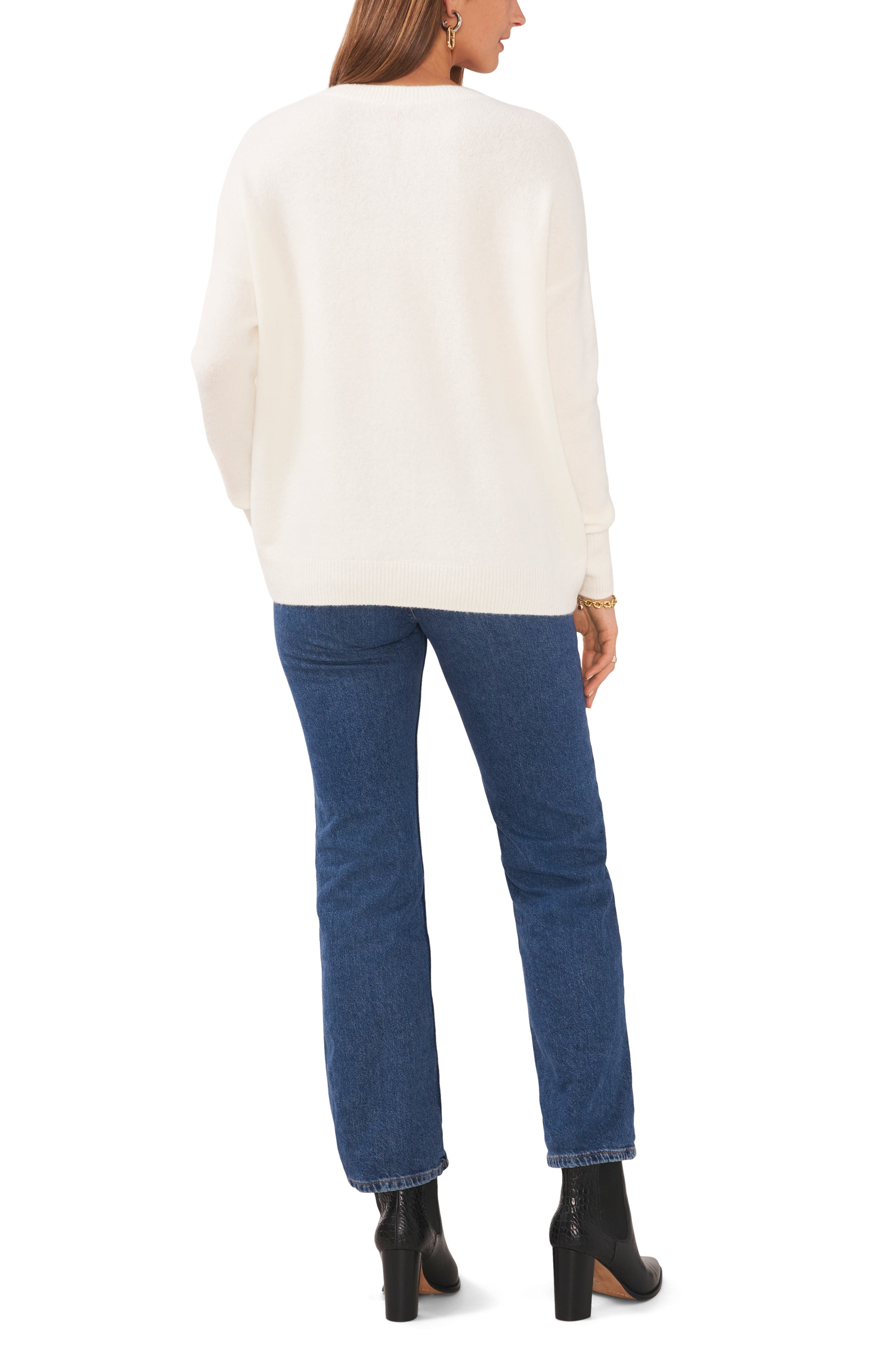 Vince Camuto Drop Shoulder V-Neck Sweater | Nordstrom