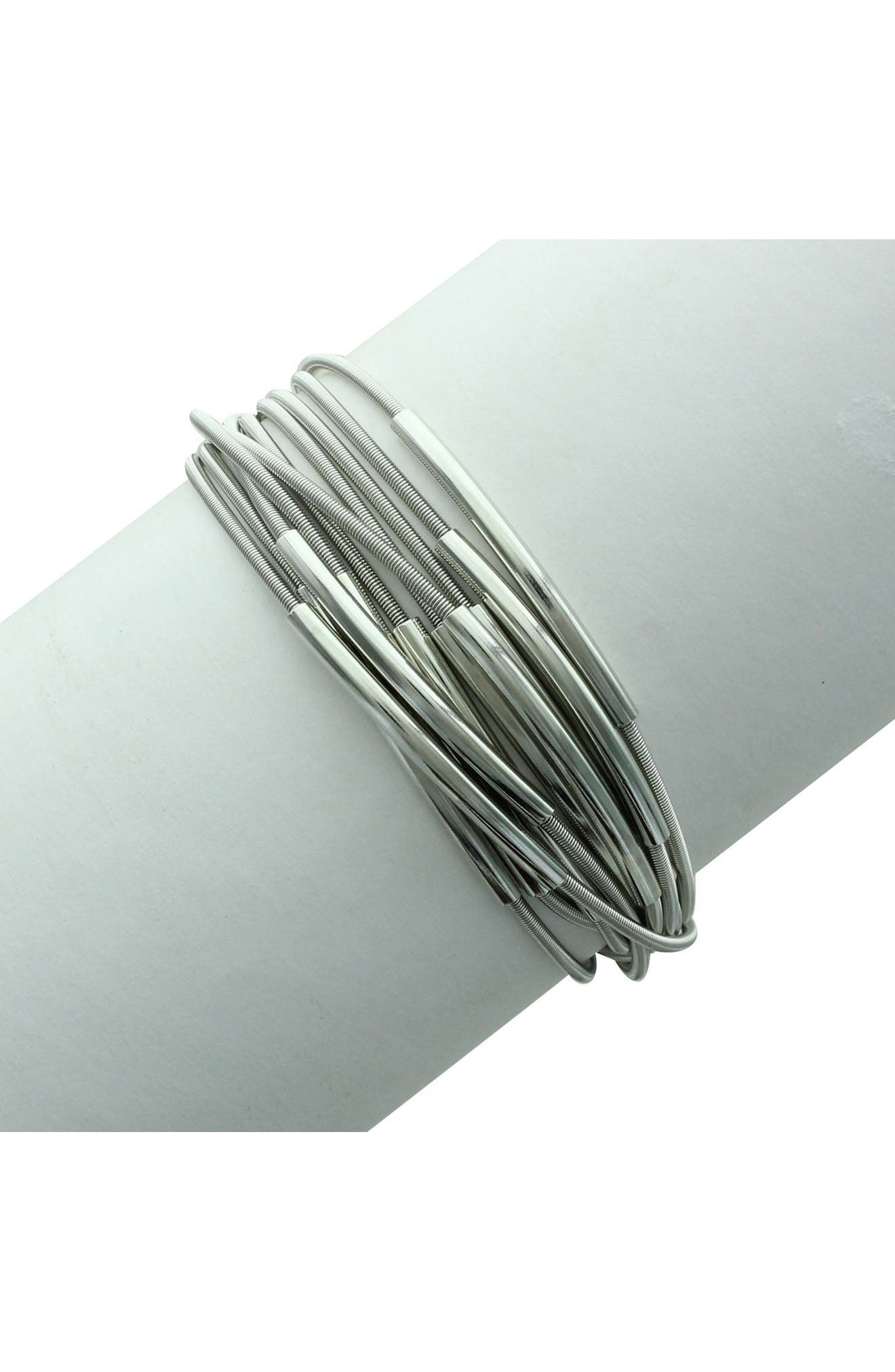 OLIVIA WELLES Metallic Spring Wire Bracelet | Nordstromrack
