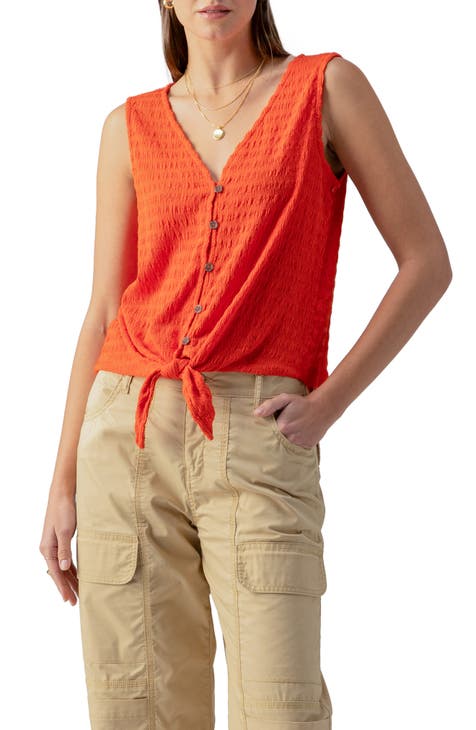 Women's Orange Striped Tops | Nordstrom