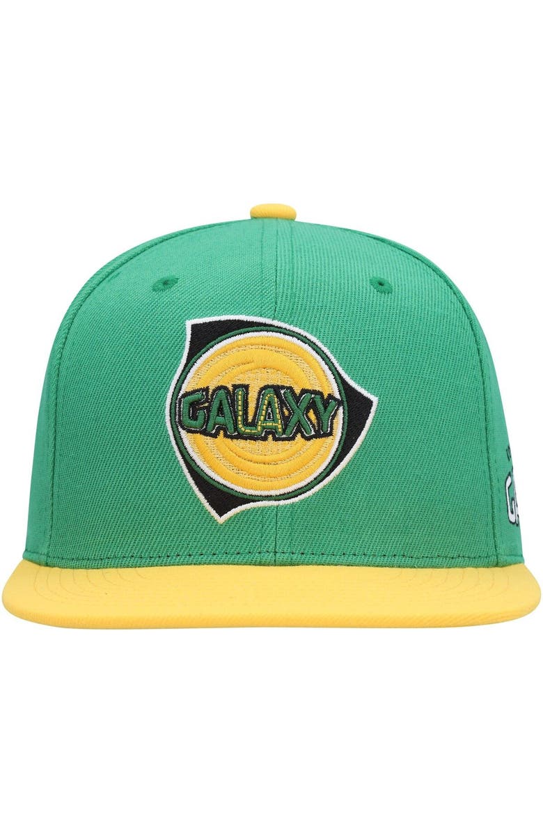 Mitchell & Ness Men's Mitchell & Ness Green LA Galaxy Throwback Logo ...