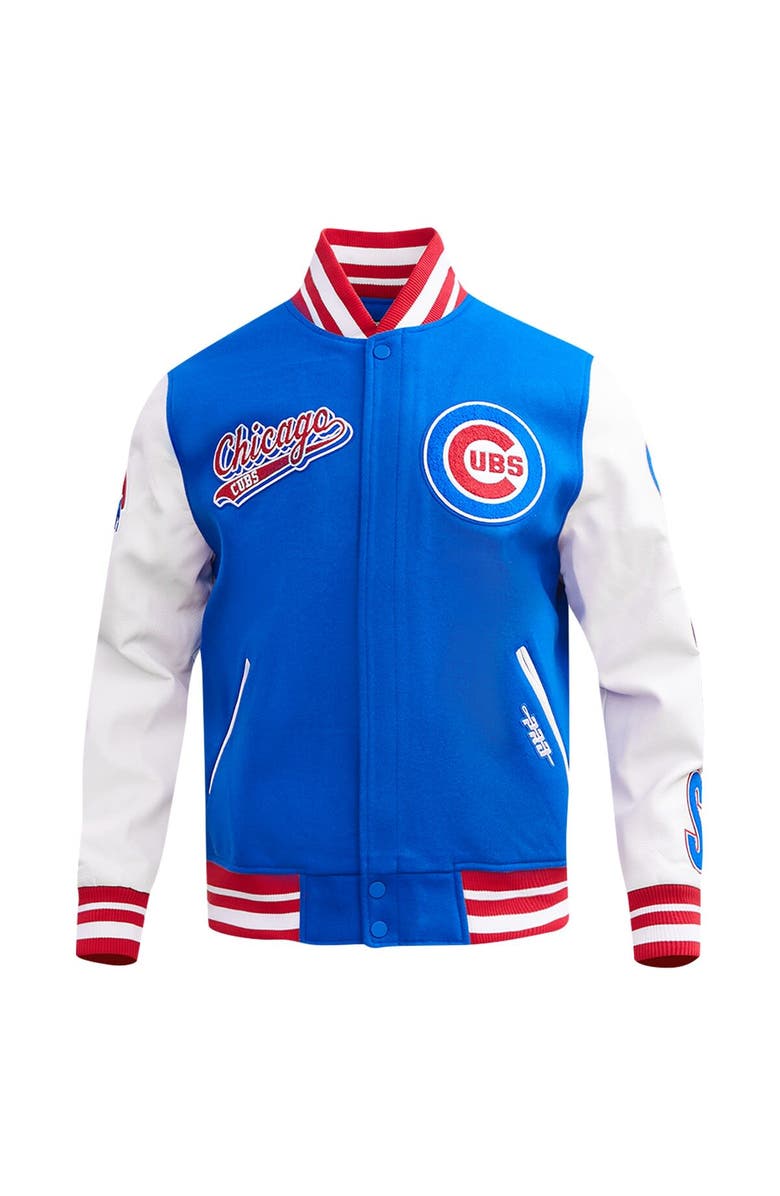 PRO STANDARD Men's Pro Standard Royal Chicago Cubs Script Tail Wool ...