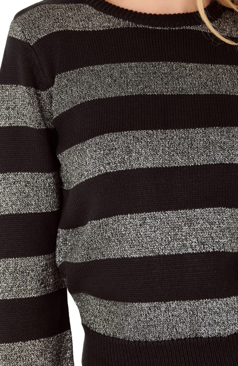 English Factory Metallic Stripe Sweater | Nordstrom