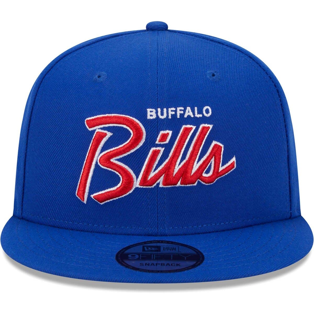 New Era Men's New Era Royal Buffalo Bills Main Script 9FIFTY Snapback ...