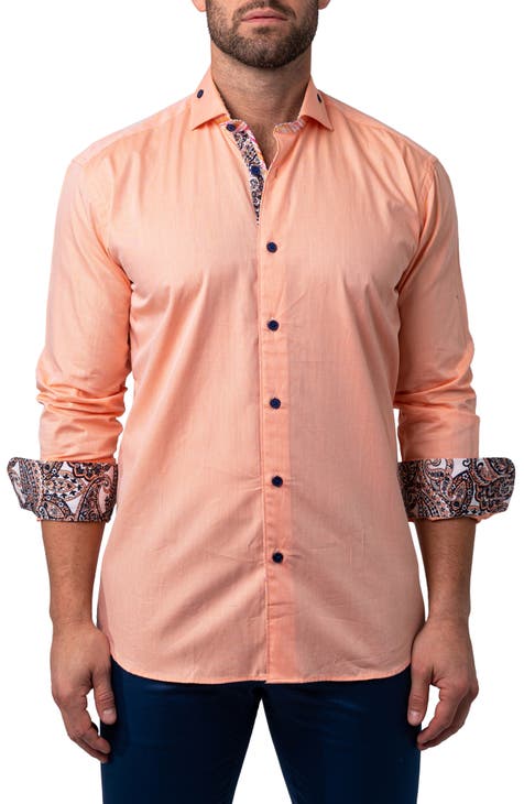 Men's Orange Button Up Shirts | Nordstrom