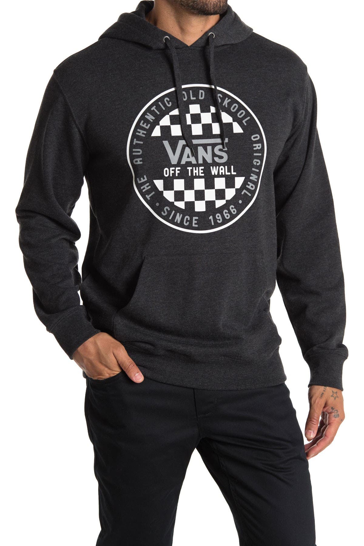 VANS | Checker Logo Knit Hoodie | Nordstrom Rack