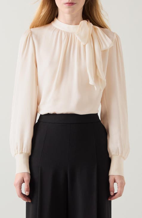 Women's Tie Neck Tops | Nordstrom