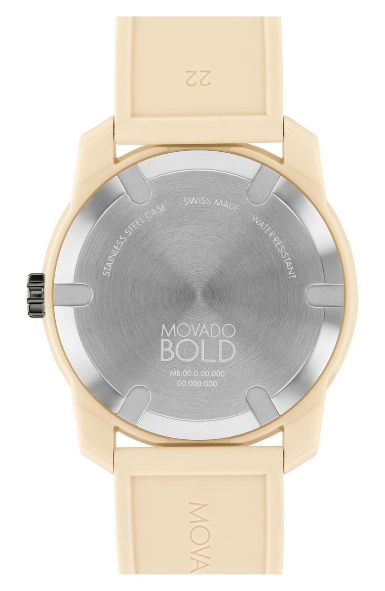 Movado Bold TR90 Silicone Strap Watch, 42mm | Nordstrom