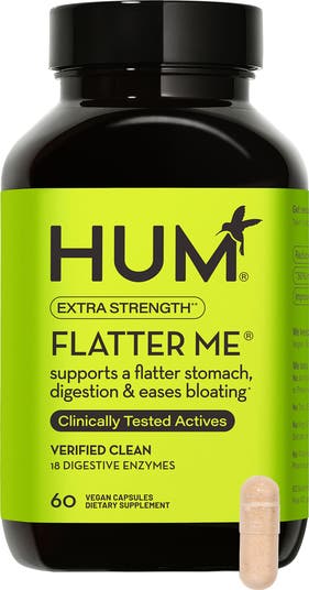 Hum Nutrition Flatterr Me™ Extra Strength Digestive Enzyme Supplement ...