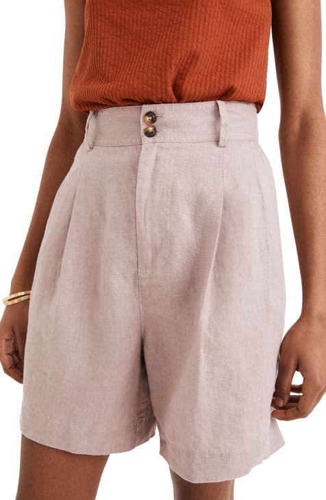 Women's 100% Linen Shorts | Nordstrom Women's 100% Linen Shorts | Nordstrom