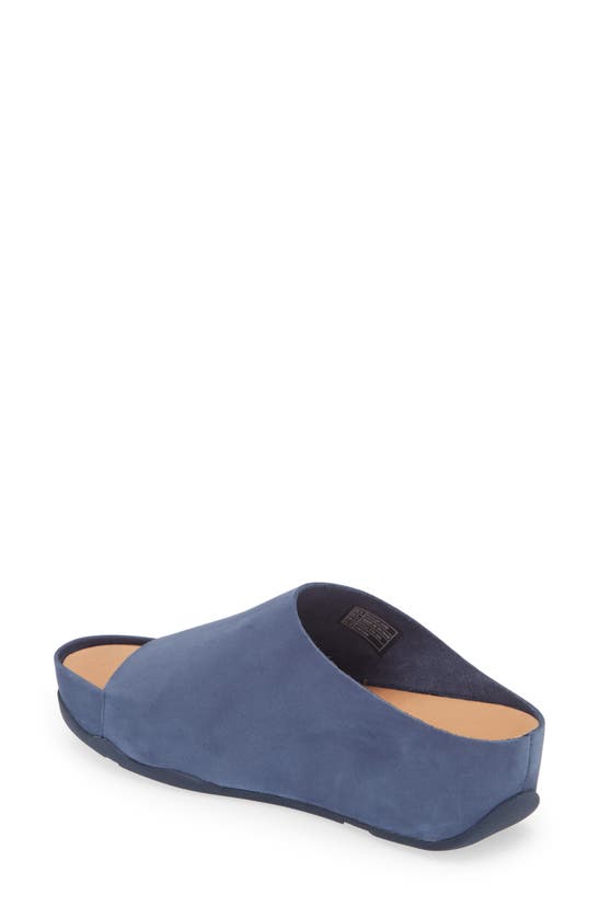Fitflop Shuv Nubuck Slide Sandal In Midnight Navy | ModeSens
