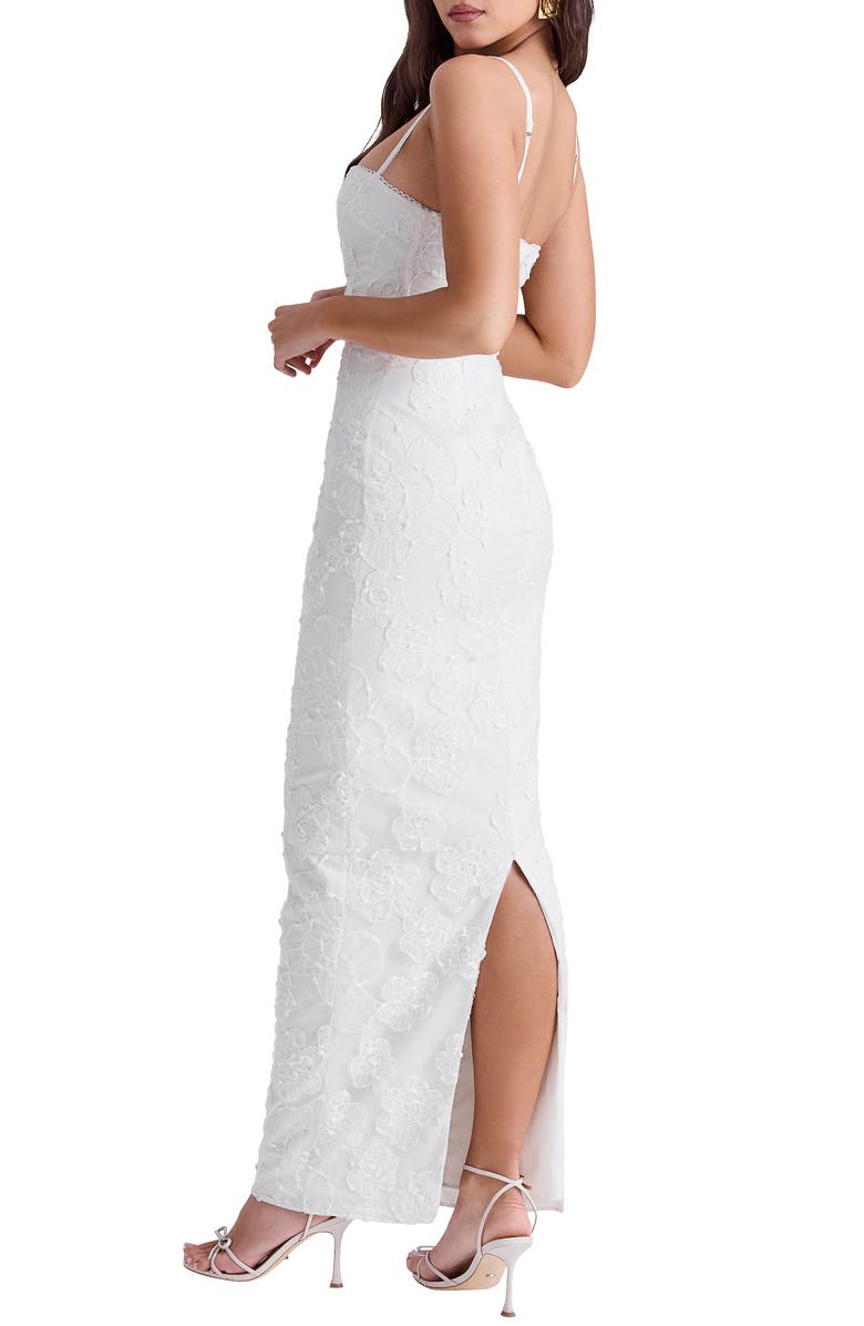 HOUSE OF CB Eva Floral Embroidery Sheath Gown | Nordstrom