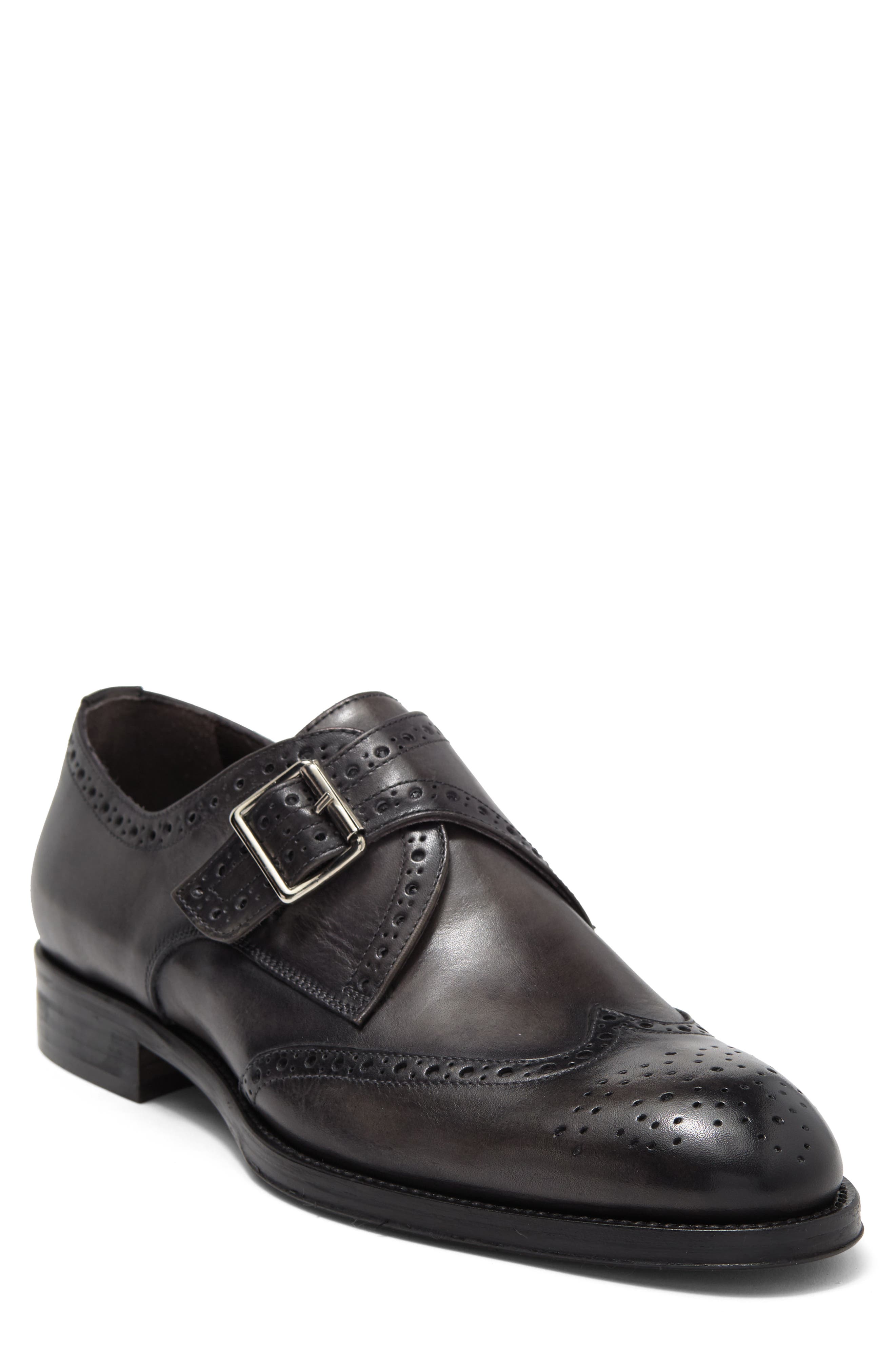Bruno Magli Casella Wingtip Monk Strap Loafer | Nordstromrack