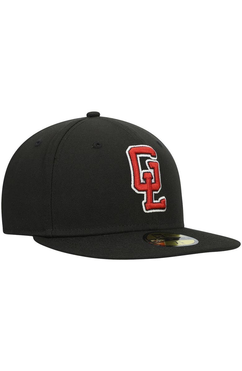 New Era Mens New Era Black Great Lakes Loons Authentic Collection Road