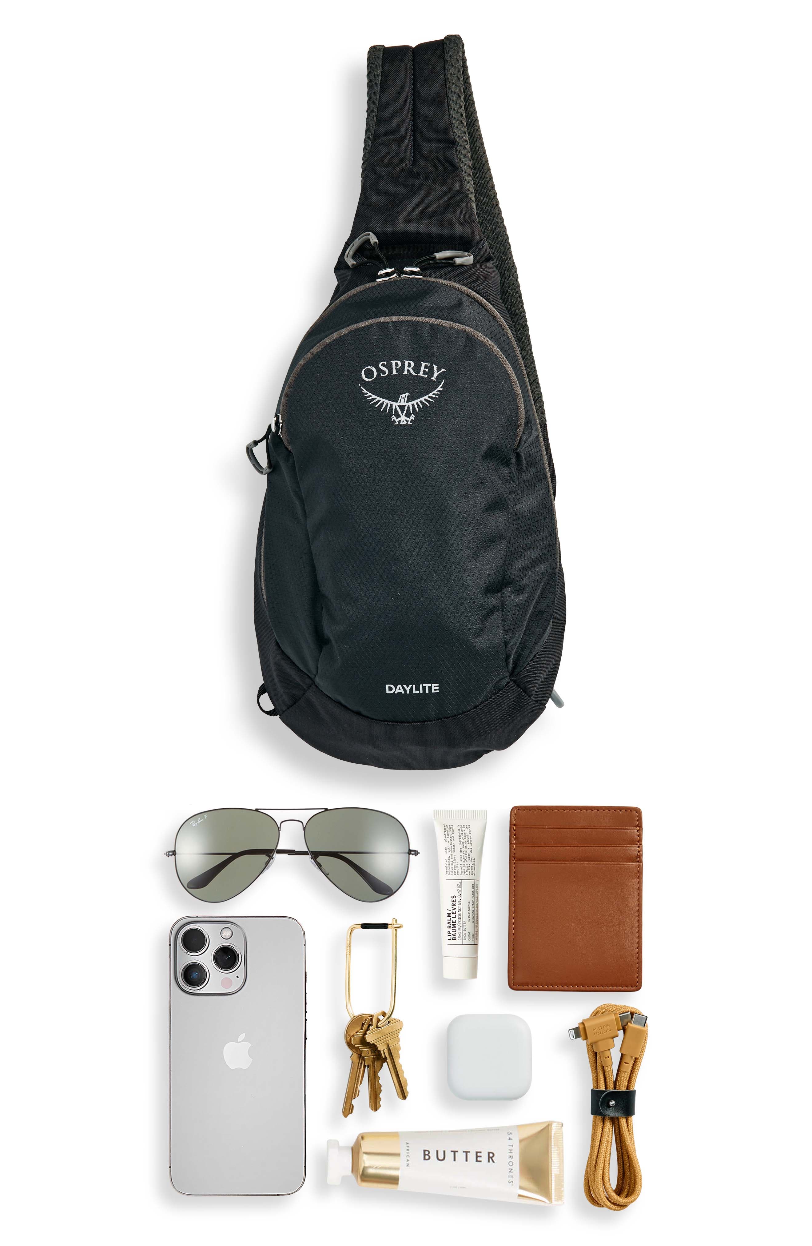Osprey Daylite Sling Backpack in Black | Smart Closet