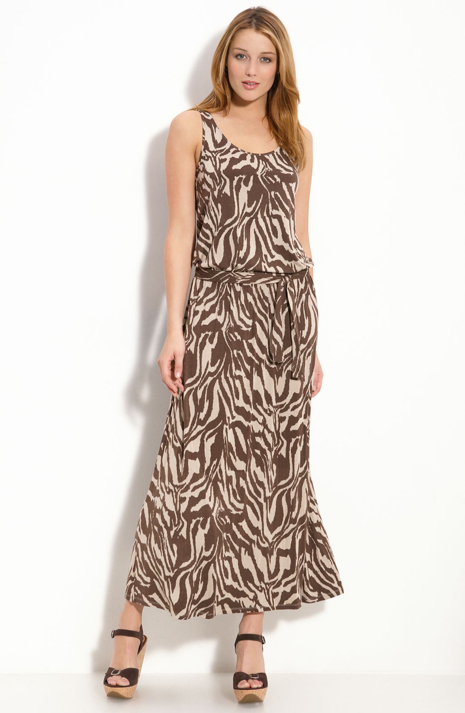 Michael Michael Kors Print Maxi Dress Plus Nordstrom