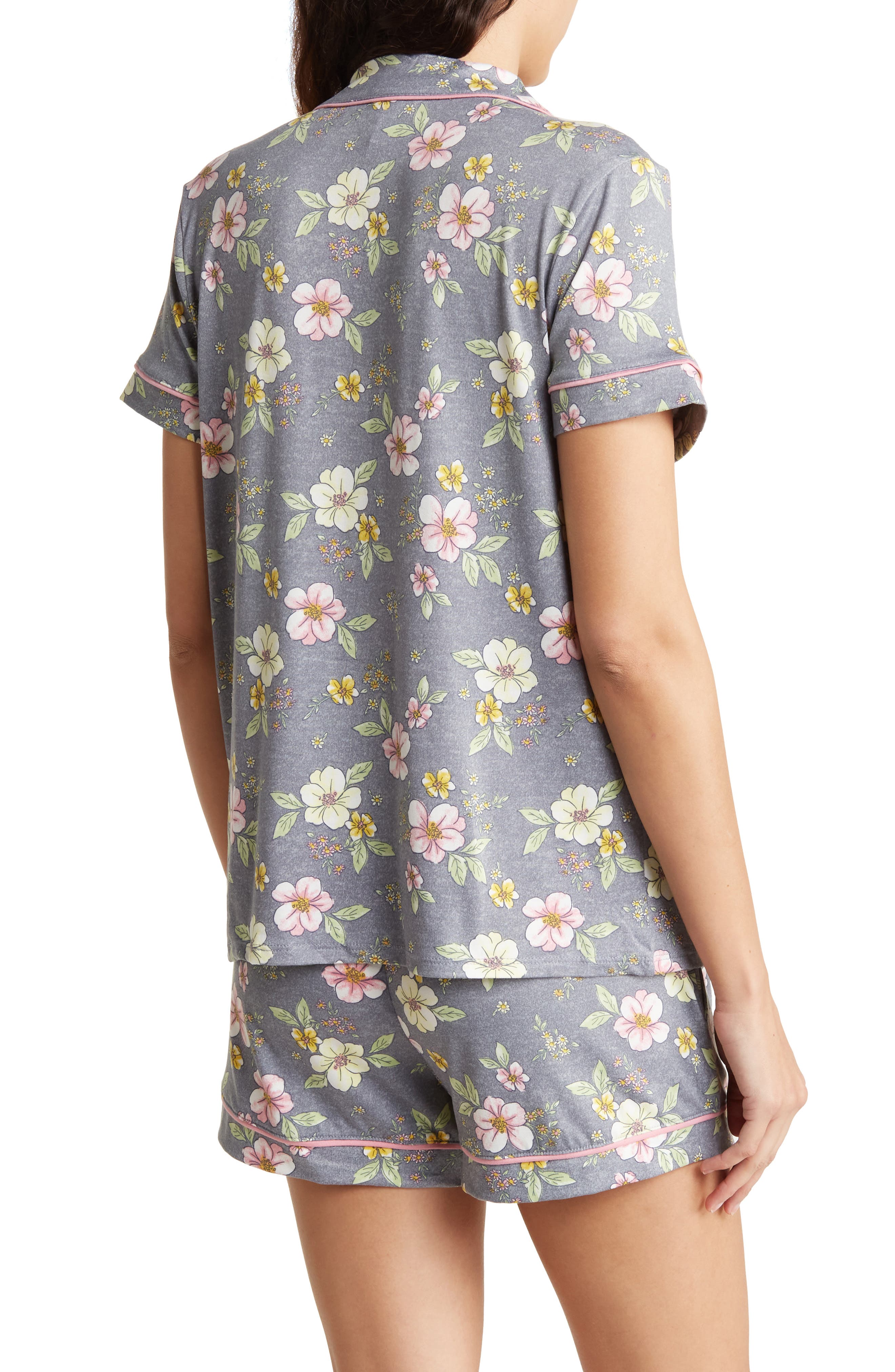 JACLYN Floral Print Short Pajamas | Nordstromrack