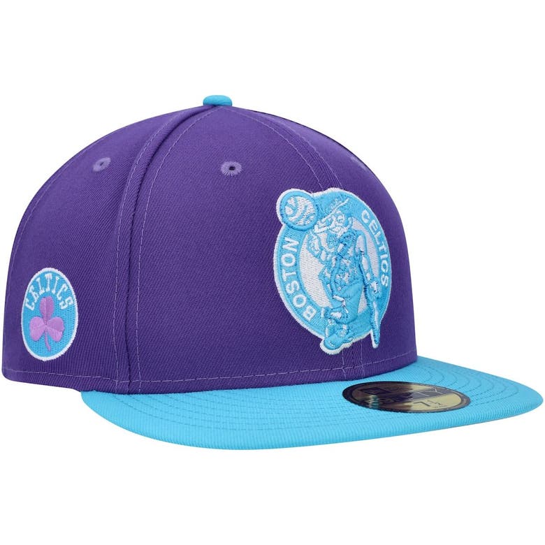 New Era Purple Boston Celtics Vice 59fifty Fitted Hat | ModeSens