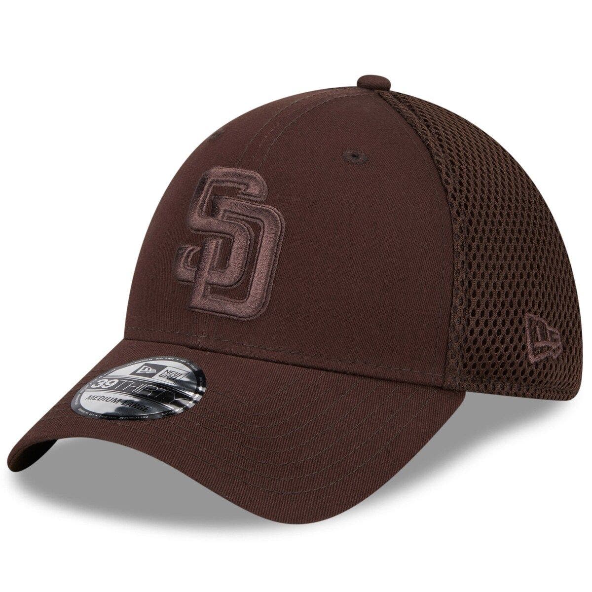 New Era Men's New Era Brown San Diego Padres Tonal Team Neo 39THIRTY ...
