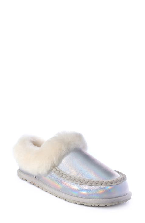 Women's White Fuzzy Slippers | Nordstrom