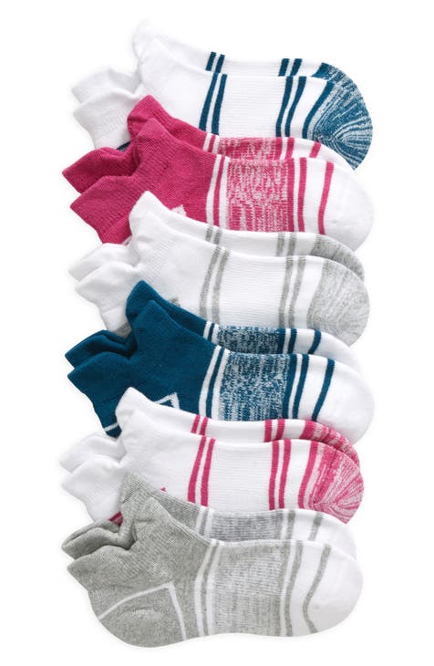 Kids' Double 6-Pack No Show Socks (Walker, Toddler, Little Kid & Big Kid)