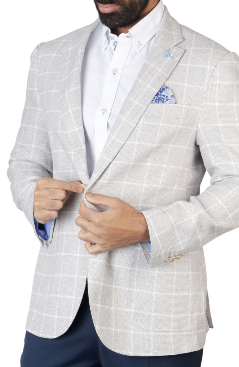 TailorByrd Yarn Dyed Windowpane Sport Coat | Nordstromrack