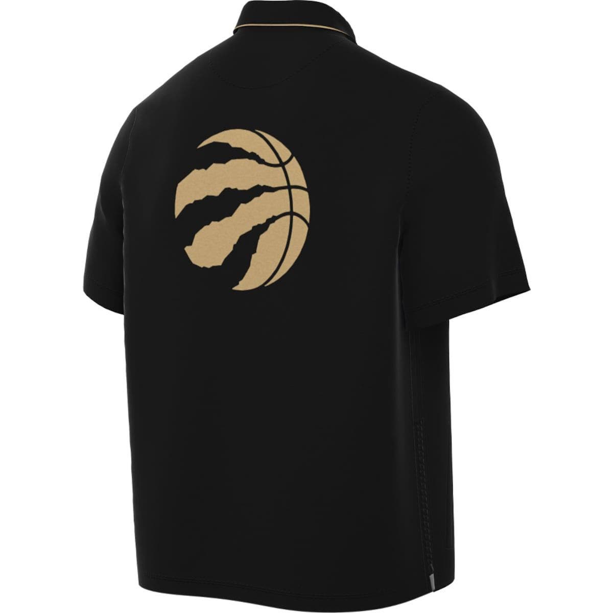 Nike Men's Nike Black/Gold Toronto Raptors 2021/22 City Edition Therma ...