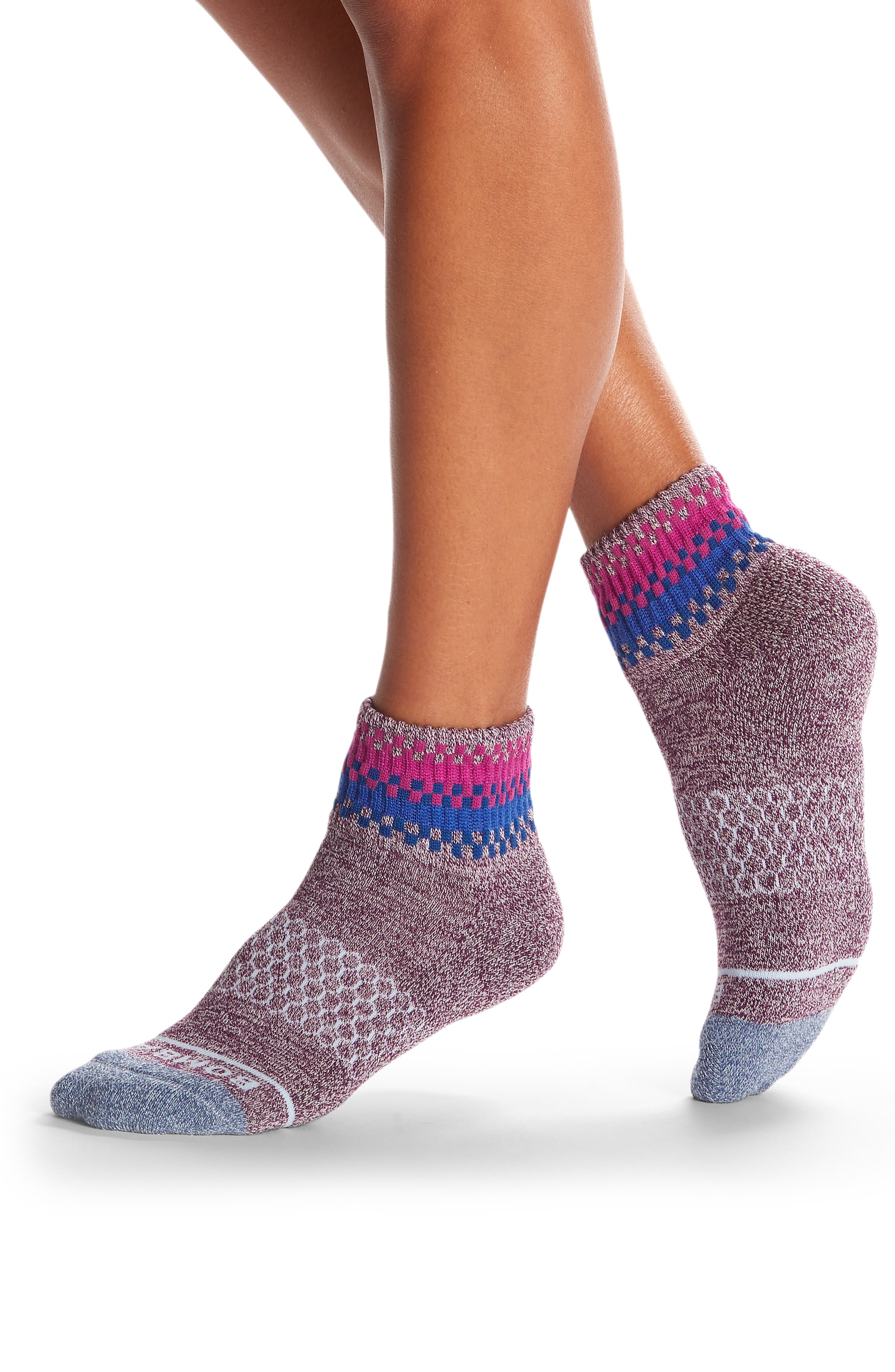 Bombas Colorblock Quarter Crew Socks | Nordstrom