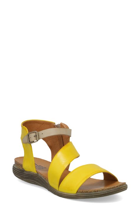 Yellow Block-Heel Sandals for Women | Nordstrom
