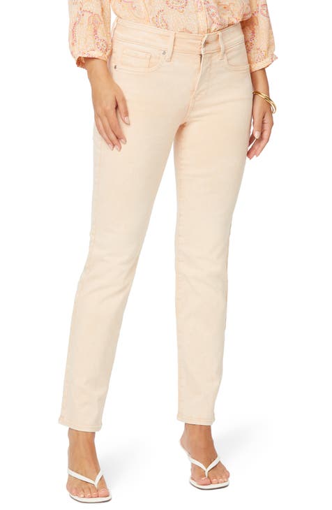 Women's Orange High-Waisted Jeans | Nordstrom
