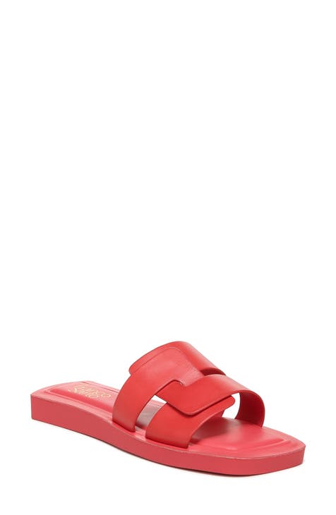 Womens Red Flat Sandals Nordstrom