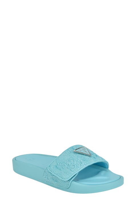 Women's Blue/Green Sandal Mules & Slides | Nordstrom