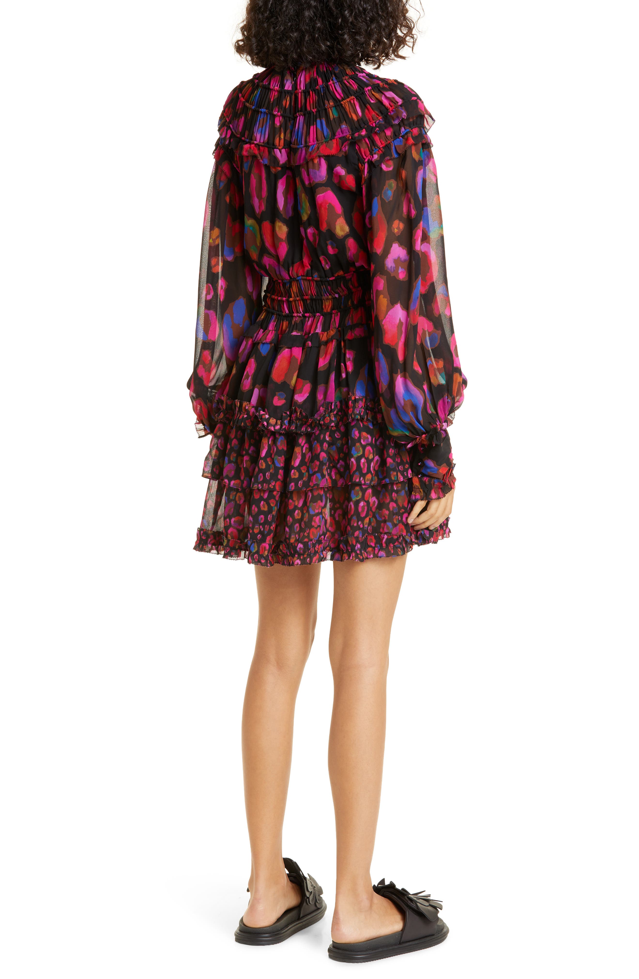 Farm Rio Iridescent Leopards short dress | Smart Closet