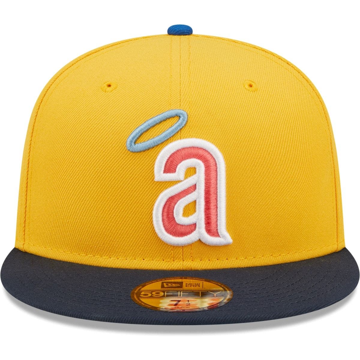 New Era Men's New Era Gold/Navy California Angels, Los Angeles Angels ...