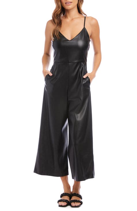 Faux Leather Jumpsuits & Rompers for Women | Nordstrom