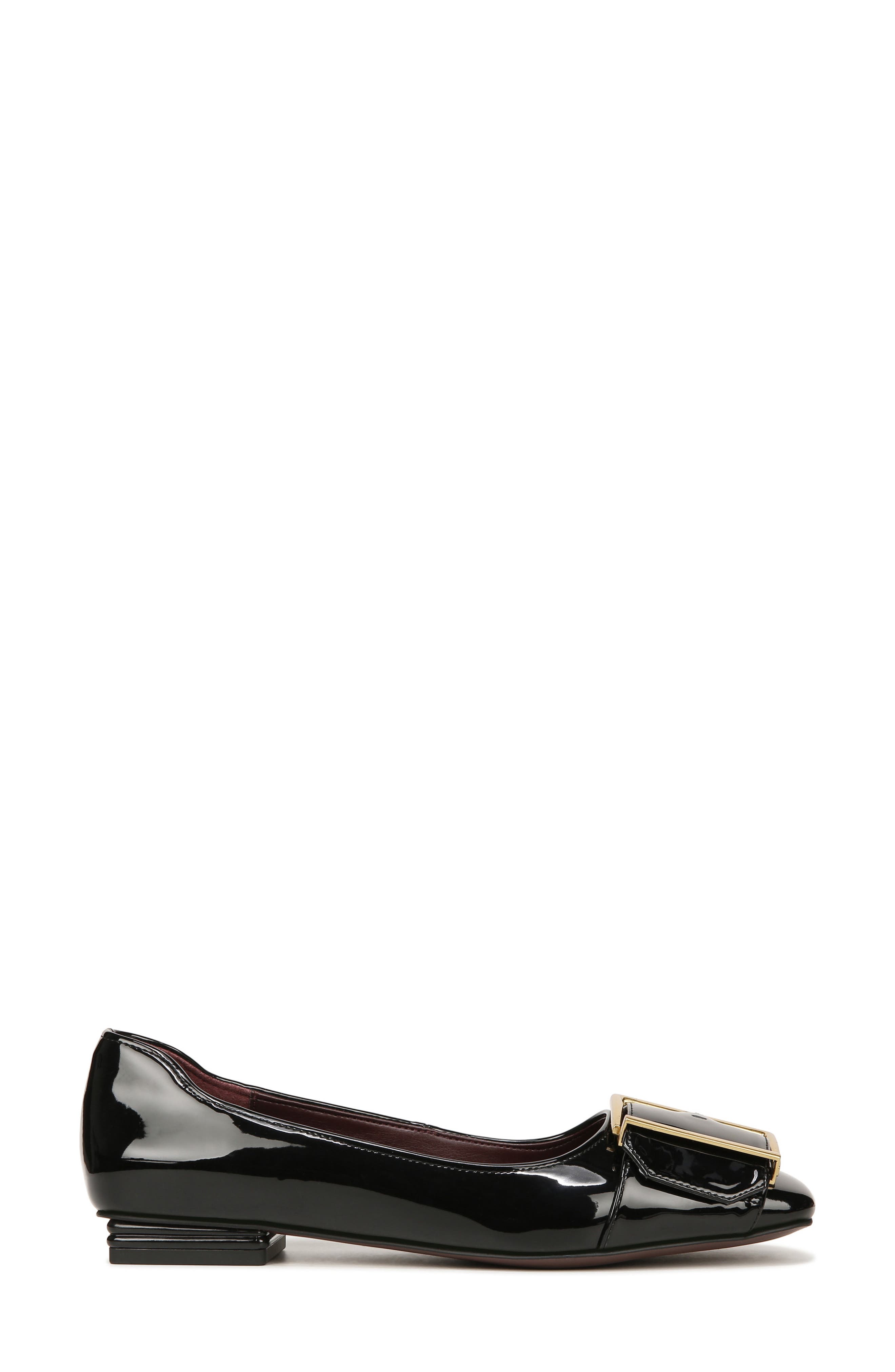 Franco Sarto Tahlia Buckle Square Toe Flat (Women) | Nordstromrack
