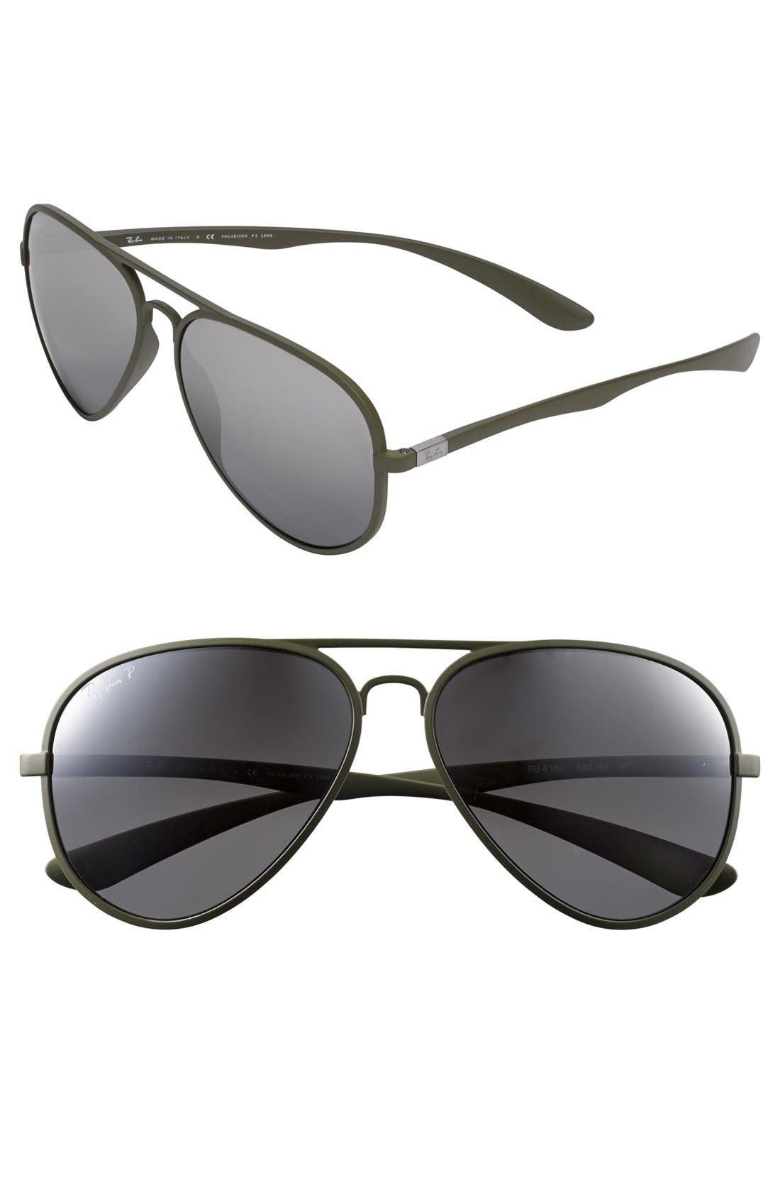 Ray-Ban 59mm Polarized Aviator Sunglasses | Nordstrom