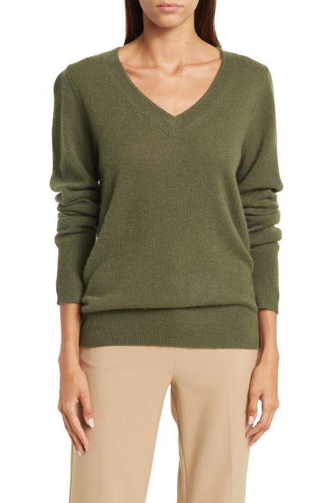 Green Cashmere Sweaters for Women | Nordstrom Rack