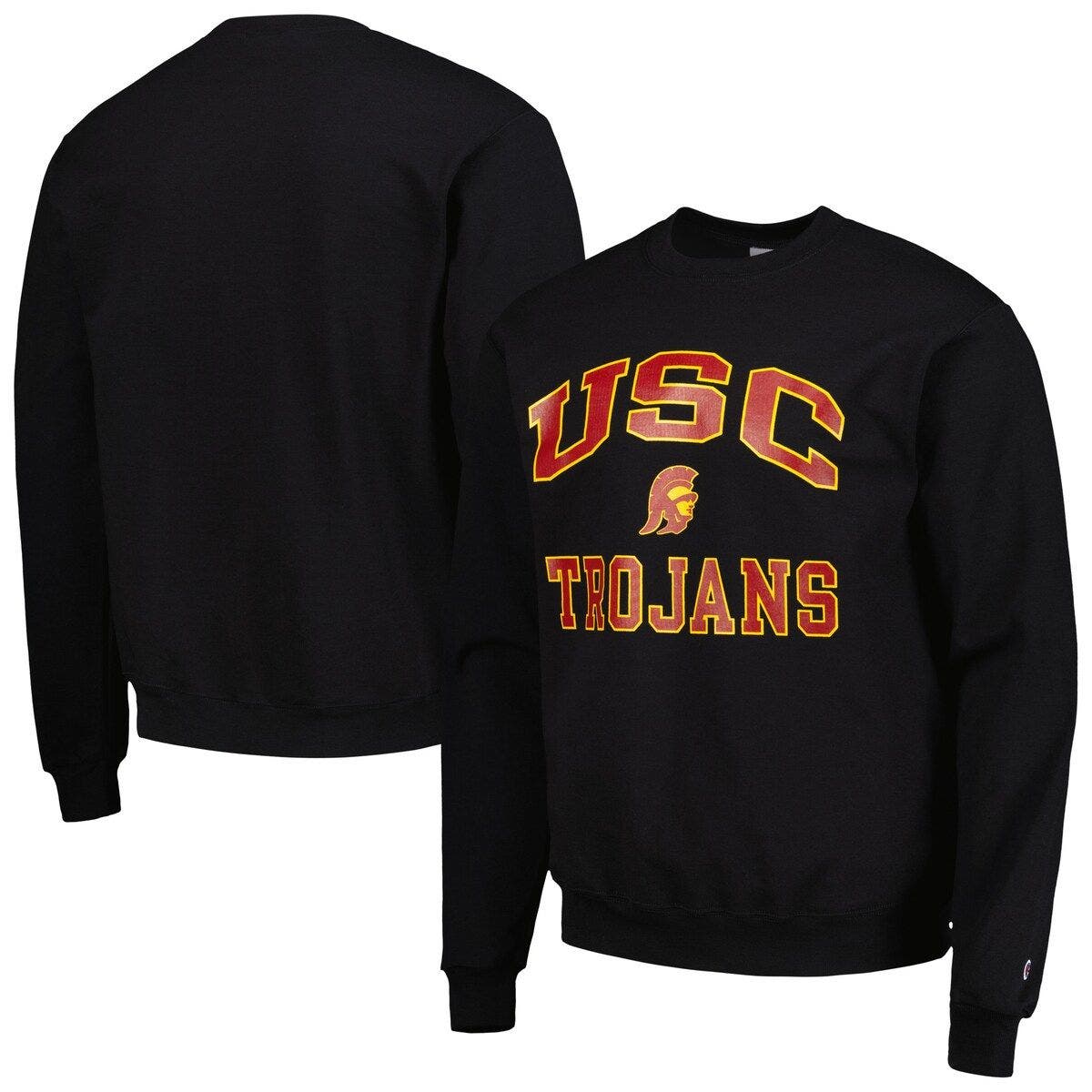 Champion Men's Champion Black USC Trojans High Motor Pullover ...