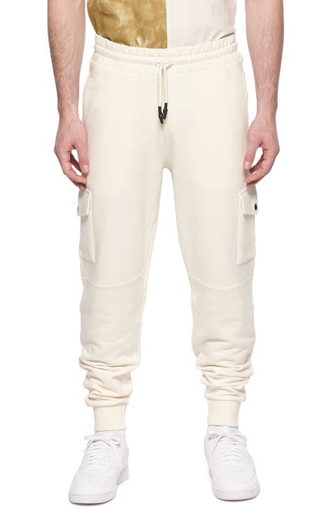 Men's Ivory Joggers & Sweatpants