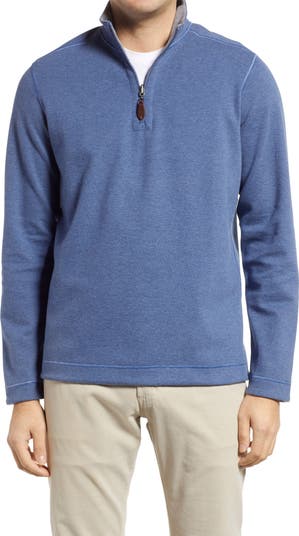 Johnston & Murphy Reversible Quarter Zip Pullover | Nordstrom