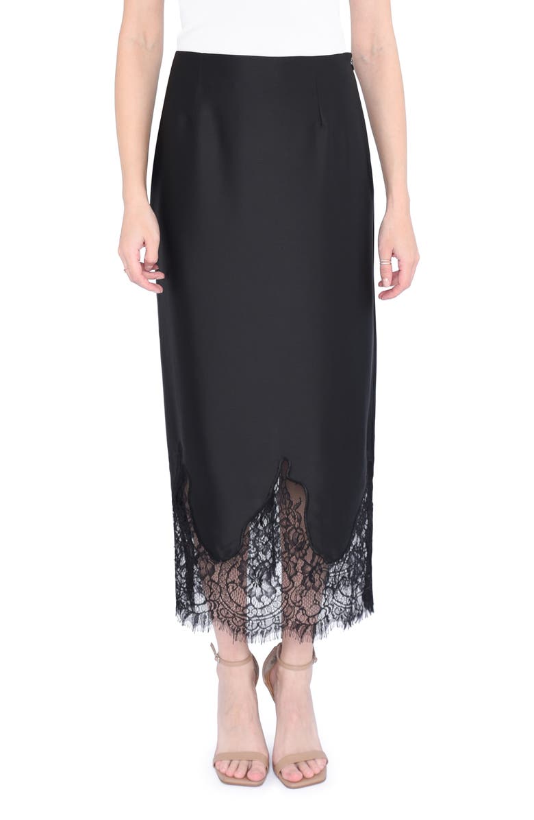 WAYF Venice Lace Trim Slip Skirt | Nordstrom