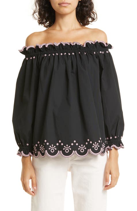 Women's Black Off the Shoulder Tops | Nordstrom